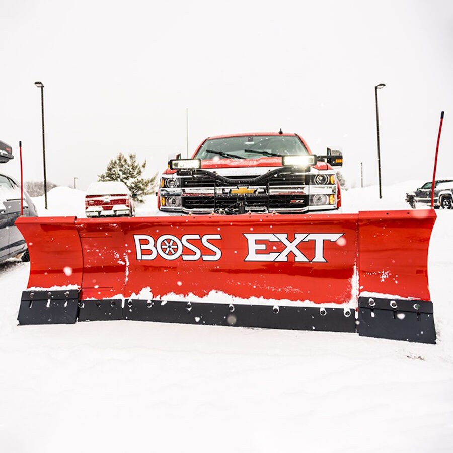 Boss EXT 8-10 Expandable Plow - New Ratco Trailer & Hitch